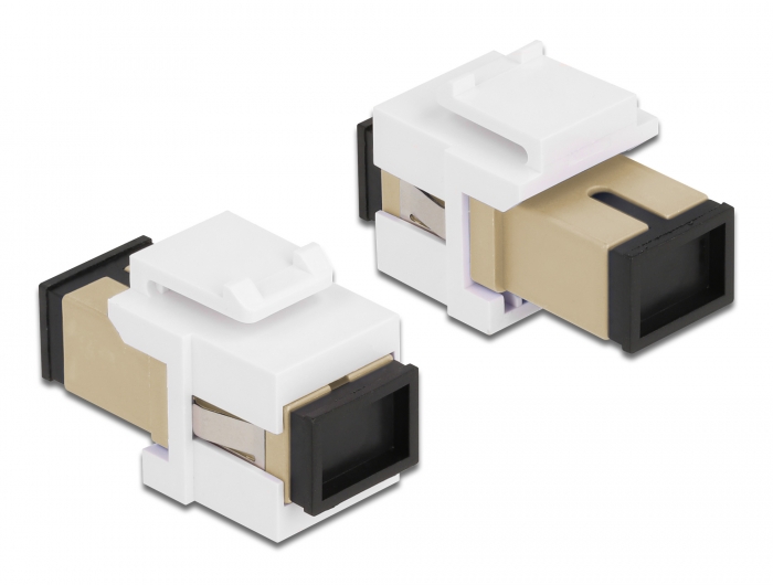Delock Keystone Modul SC Simplex Buchse beige/weiß günstig kaufen