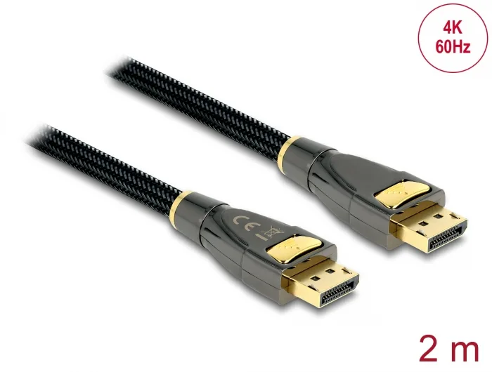 Delock DisplayPort 1.2 Kabel 2m – 4K 60Hz Hochwertig kaufen