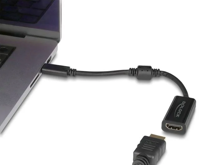 Delock USB Type-C™ Adapter zu HDMI (DP Alt Mode) 8K 60 Hz mit HDR und ...