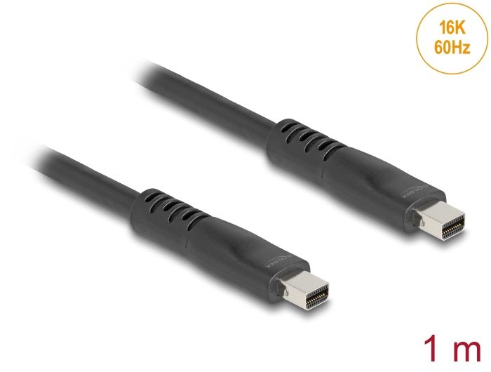 Delock Mini DisplayPort Kabel 1m – 16K 60Hz, 80Gbps kaufen