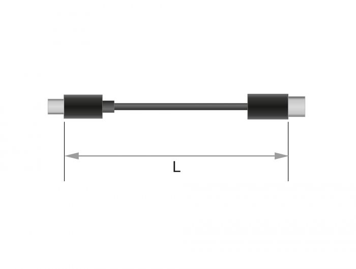 Delock HDMI zu DVI 18+1 Kabel bidirektional 3 m