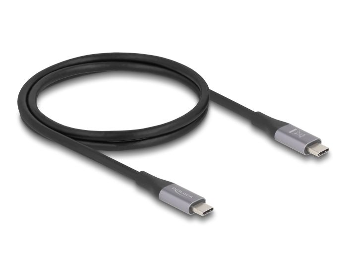Delock 40 Gbps USB-C Kabel 1m PD 3.1 240W grau kaufen